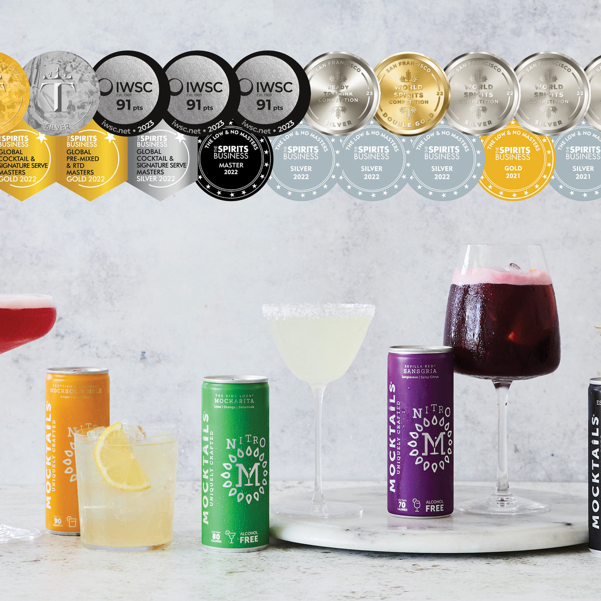 Variety 12 Pack Nitro Cans – NITRO Mocktails UK